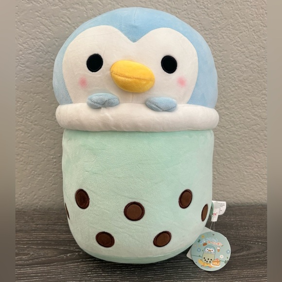 Takashoji | Toys | Takashoji Blue Boba Penguin Plushie 3 Brand New With ...